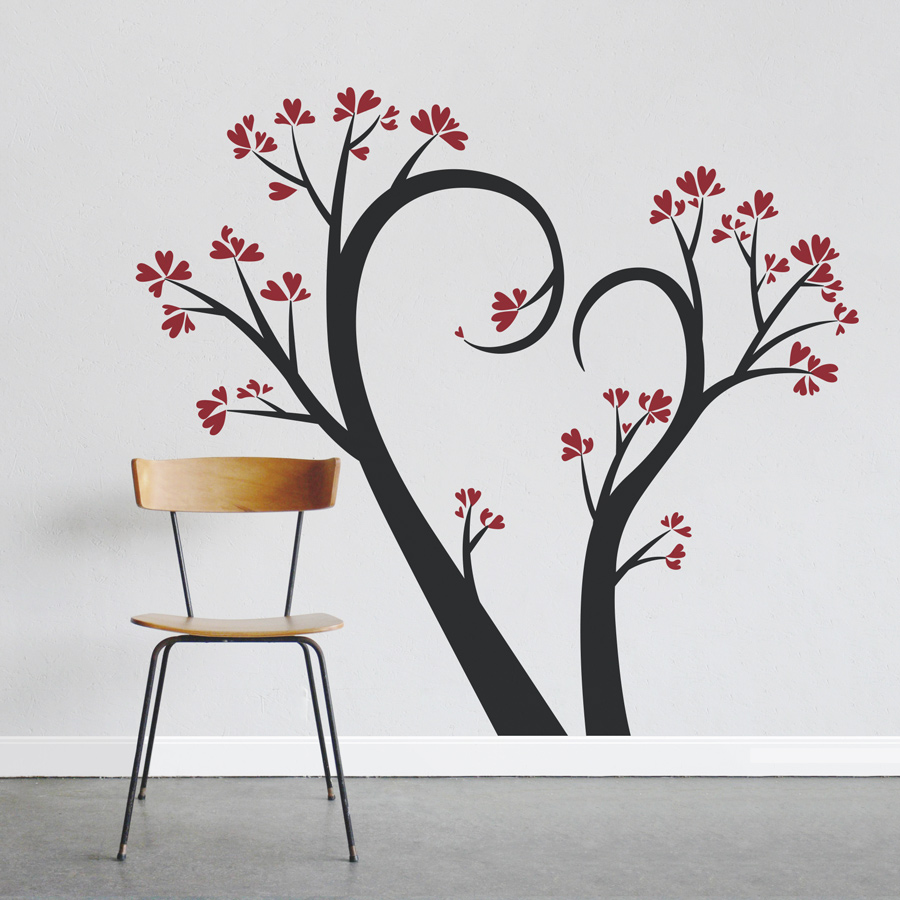 Love Tree Decal Wall Stickers Family Tree Wall Decal Photo Frames Room