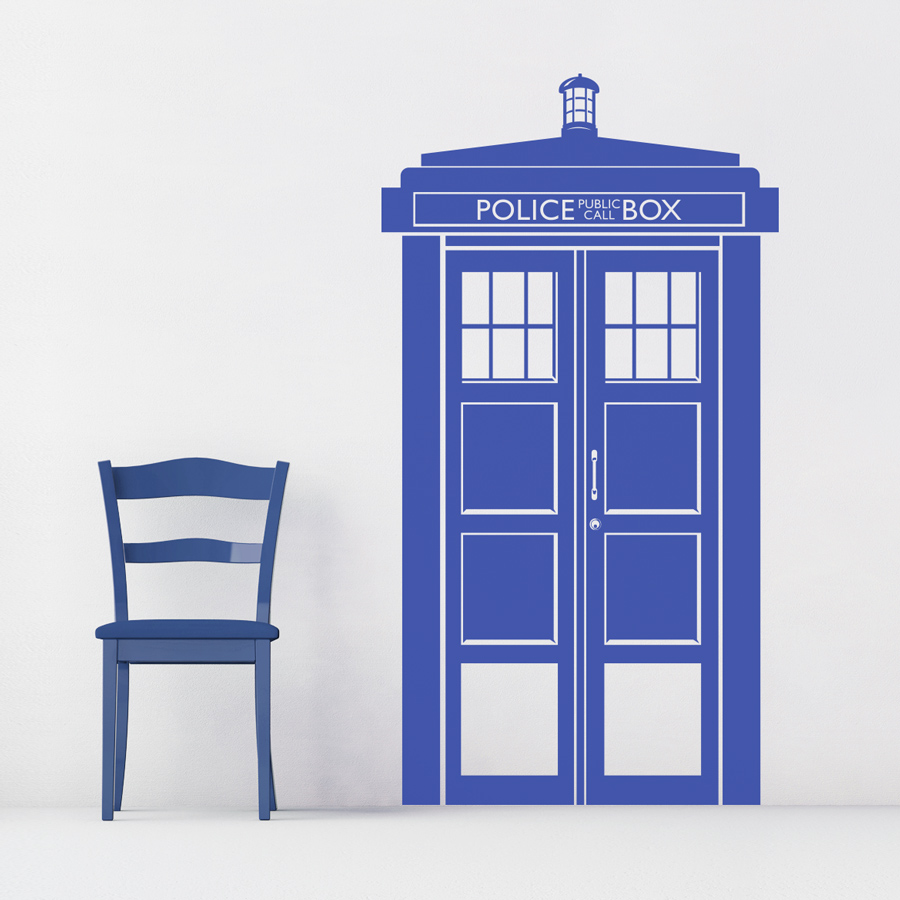 Police Call Box/Tardis Wall Decal