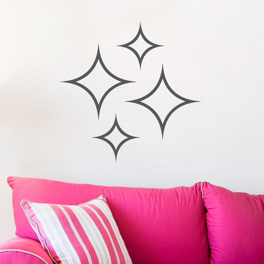 Diamond Wall Decals Wall Decals Wall Sticker Diamond Mirror Reflective