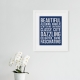 Beautiful Adjectives Art Print